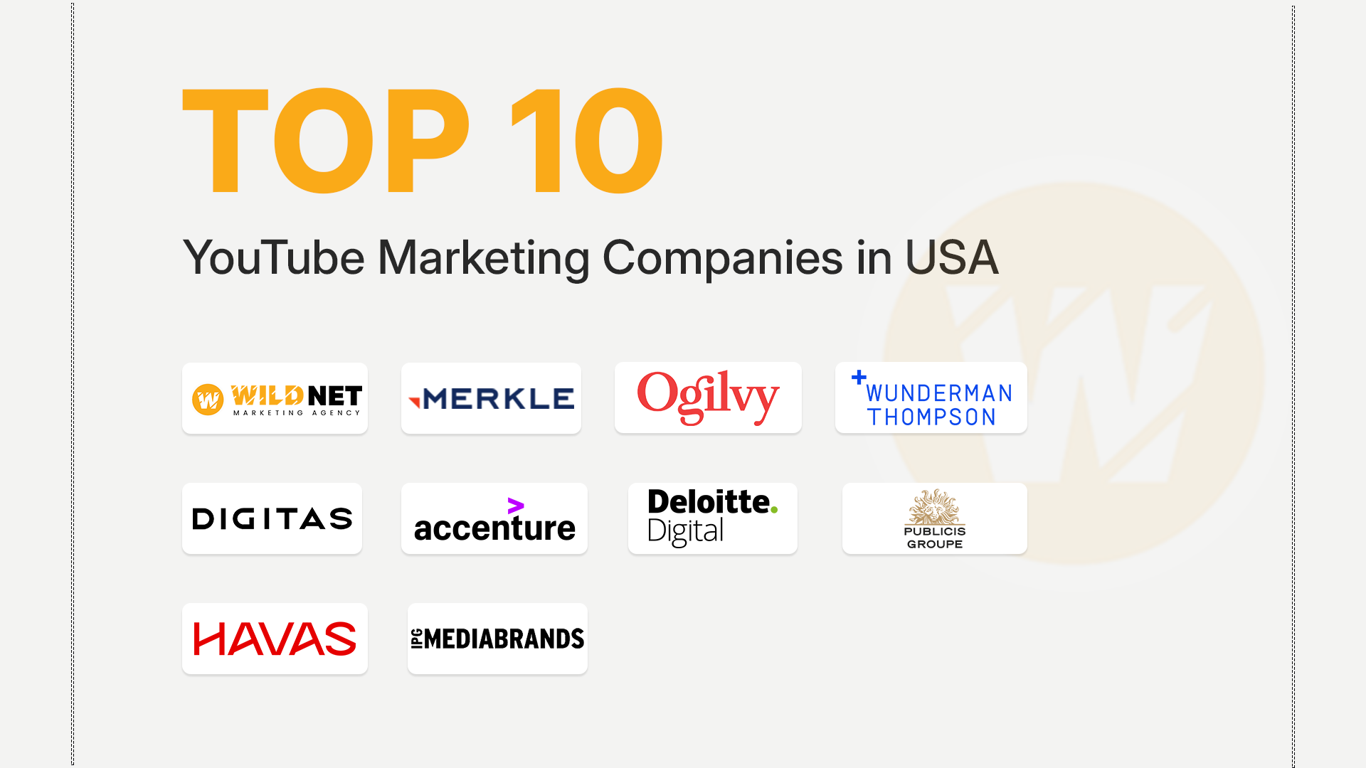 Best YouTube Marketing Companies in USA 2026