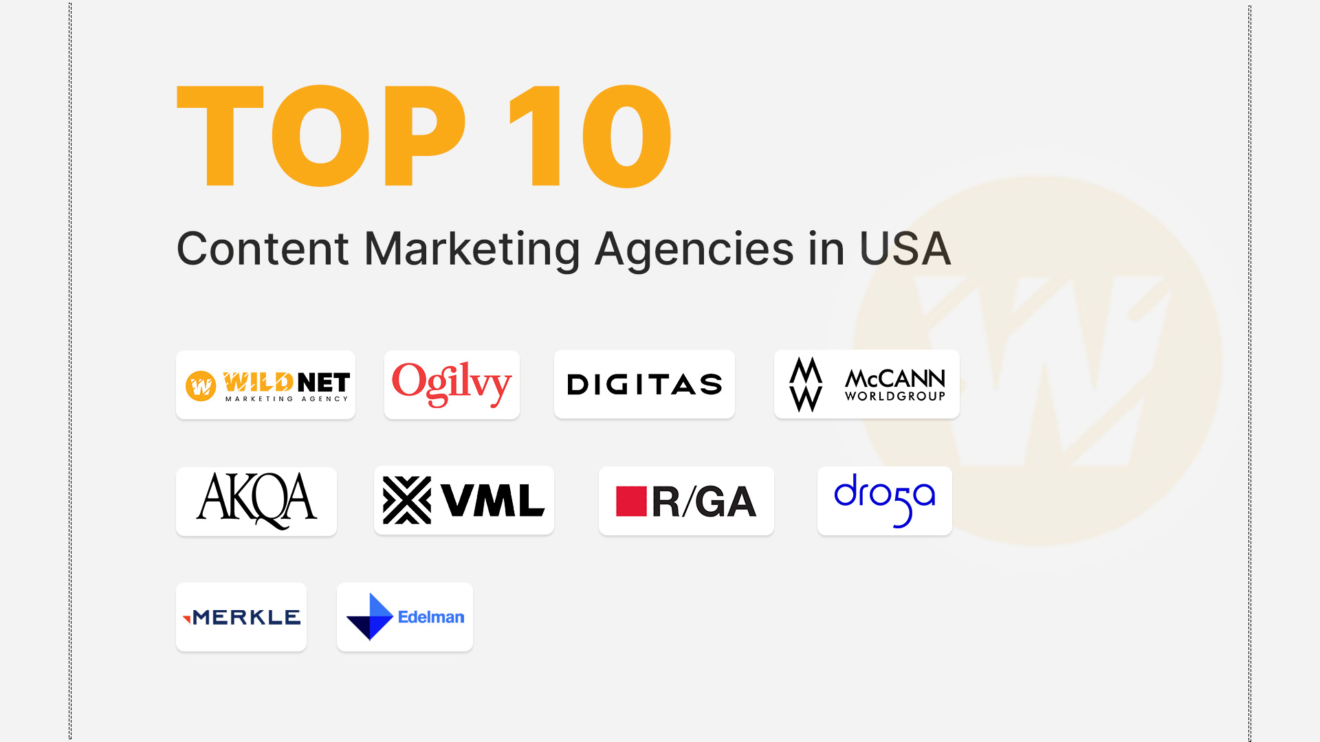 Top 10 Content Marketing Agencies in USA 2026