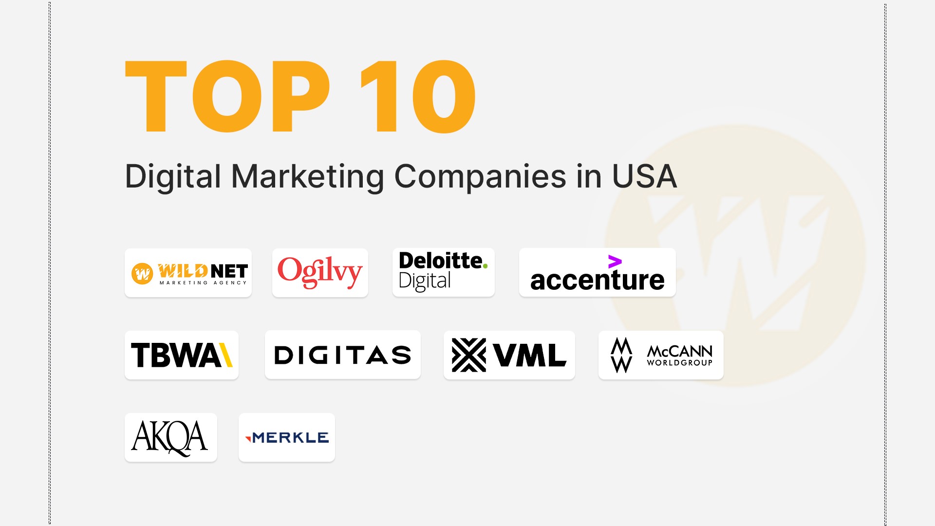 Top 10 Digital Marketing Companies in USA 2026